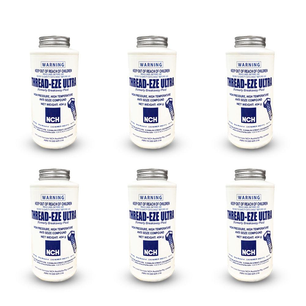 NCH 11018689 6-Pack 454g THREAD-EZE ULTRA High Temperature Anti-Seize ...