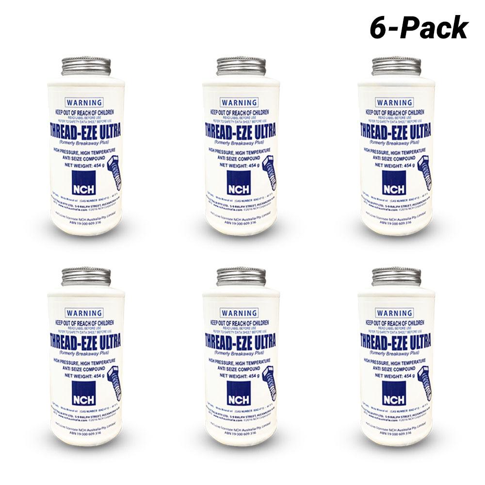 NCH 11018689 6-Pack 454g THREAD-EZE ULTRA High Temperature Anti-Seize Lubricant