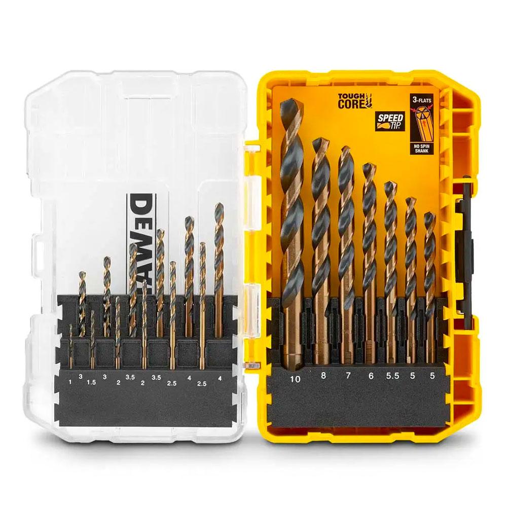 DeWalt DT70728-QZ 19pce HSS-G Black & Gold Metal Drilling Set
