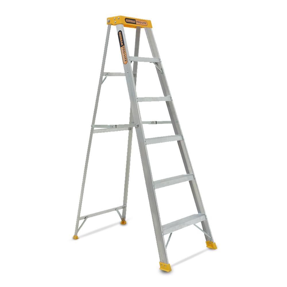 Gorilla M006-PRO Pro-Lite 6 Step Single Sided Aluminium Ladder