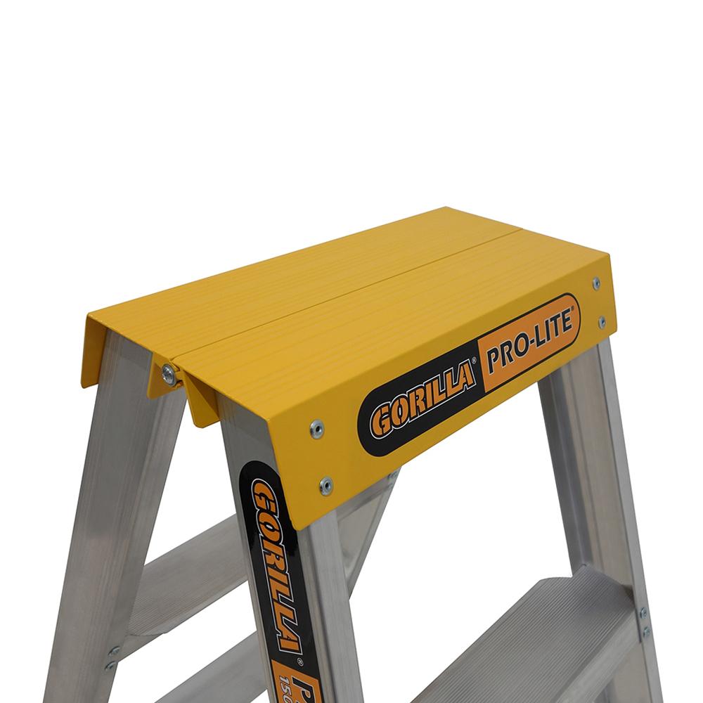 Gorilla SM003-PRO Pro-Lite 3 Step Double Sided Aluminium Ladder