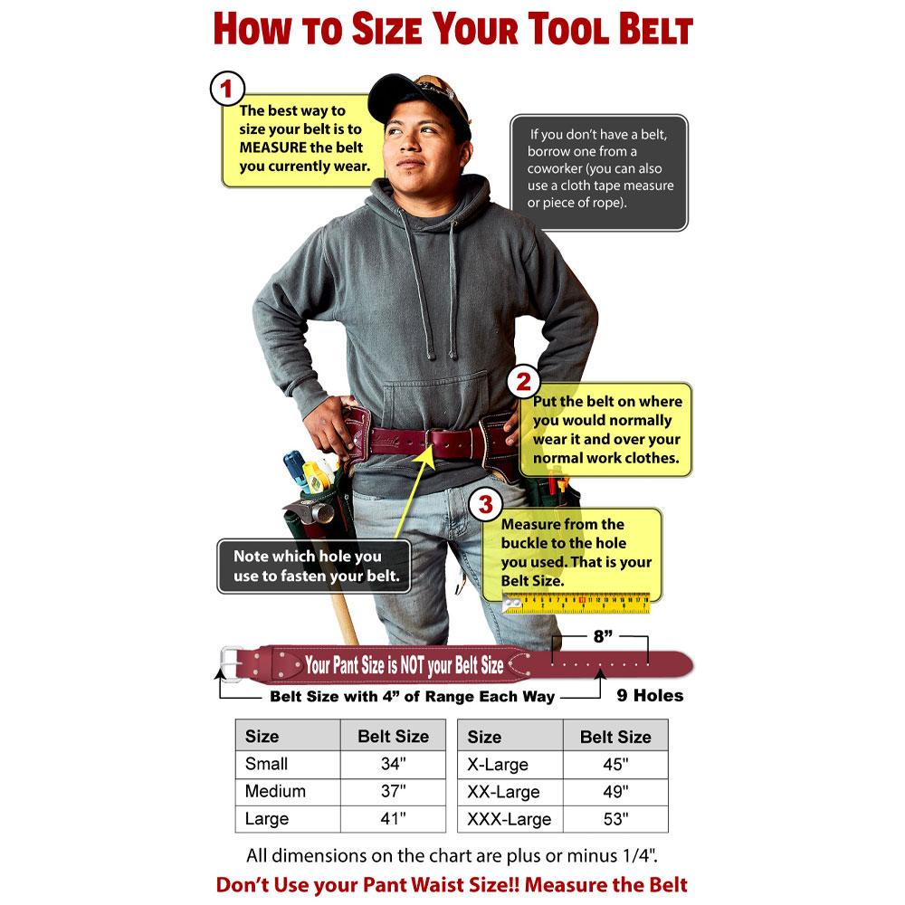 Occidental Leather 5035 Heavy Duty Ranger Leather Work Belt