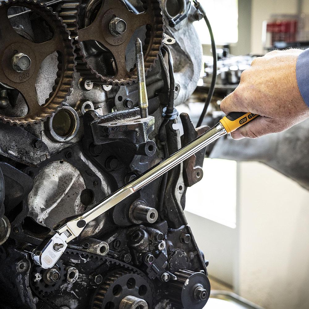 GEARWRENCH 81381 2pce 1/4" & 3/8" Drive 120XP Dual Material Handle ...