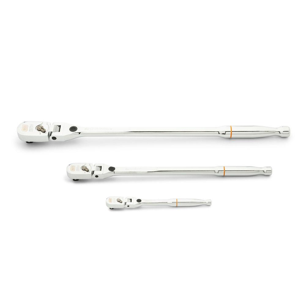 GEARWRENCH 81382 3pce 1/4", 3/8" & 1/2" Drive 120XP Locking Flex Head ...