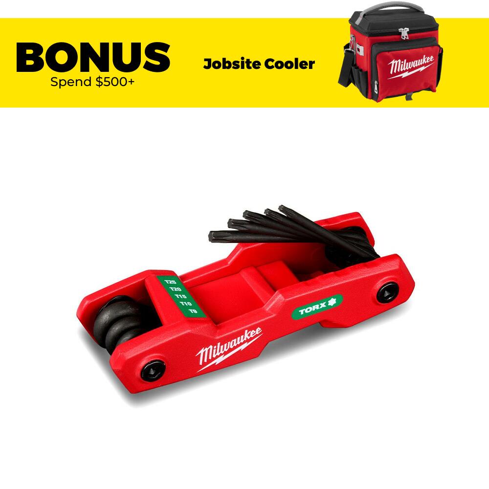 Milwaukee 48222184 8pce Torx Folding Hex Key Set