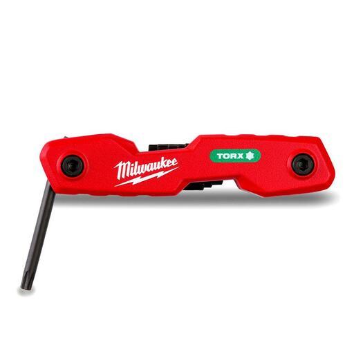 Milwaukee 48222184 8pce Torx Folding Hex Key Set