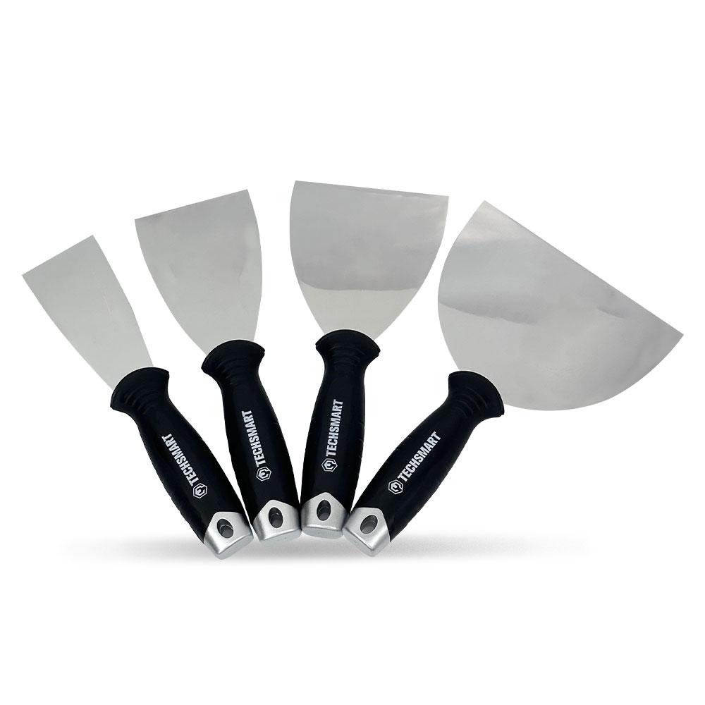 Techsmart TSPK2346 4pce Stainless Steel Putty Knife Set