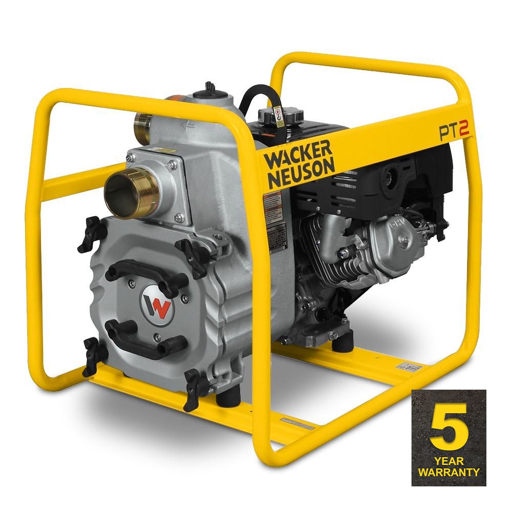 Wacker Neuson PT2A (5100058525) 4.8HP 50mm (2") Self Priming Trash Pump ...