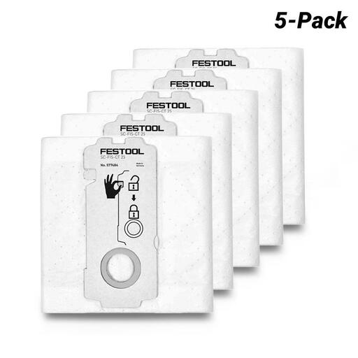 Festool SC-FIS-CT 25/5 (577484) 5-Pack CT 25 Replacement Selfclean ...