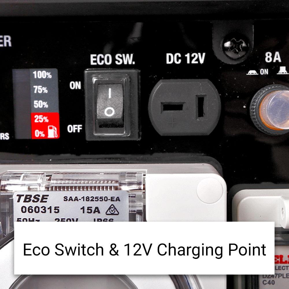 Gensafe GF6500 6.5kW 8kVA Portable Inverter Generator