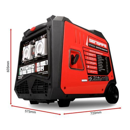 Gensafe GF6500 6.5kW 8kVA Portable Inverter Generator
