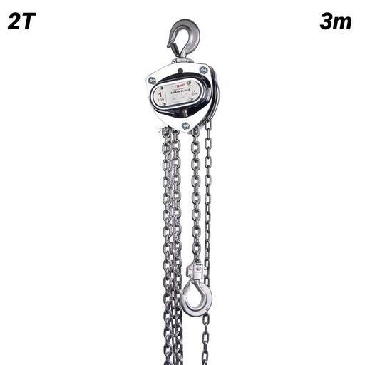 Toho TCBSS2T3M 2T 3m Industrial Stainless Steel Chain Block