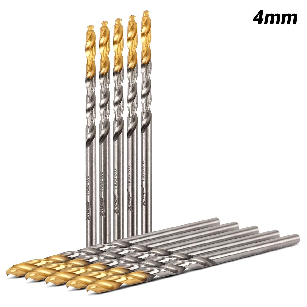 Xtorque XP10PK4MM Platinum 10-Pack 4mm x 70mm HSS M2 Sharkstep Drill Bits Set