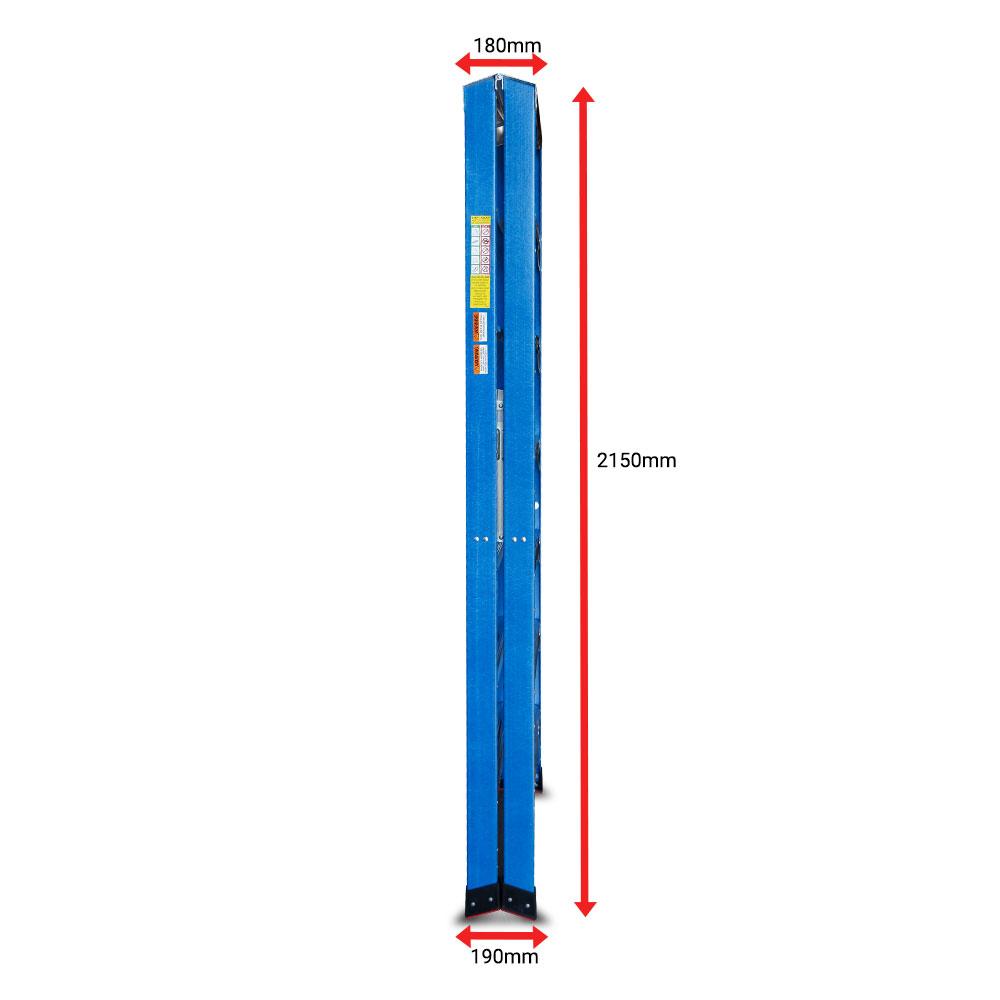 Climbrite CDSTEP6 2.1m 6 Step Fibreglass Double Sided Ladder
