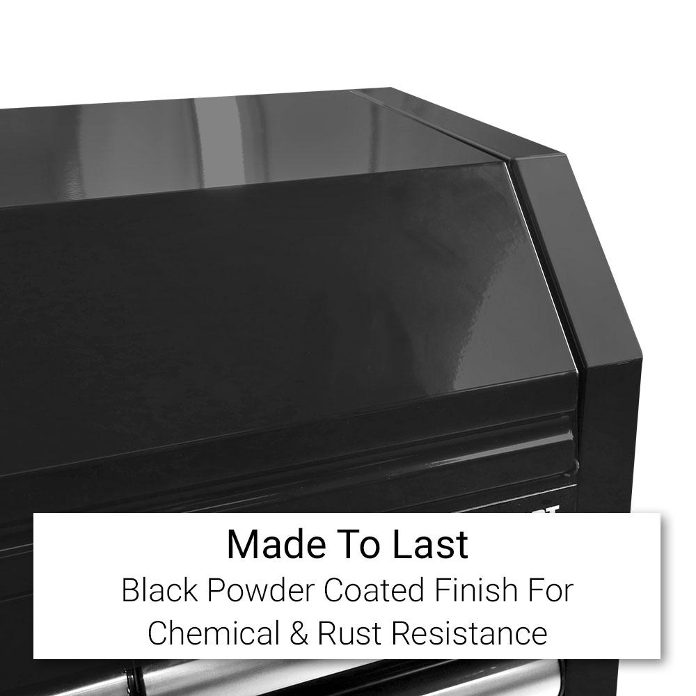 Techsmart TTK206 206pce Metric/SAE 6 Drawer Black Tool Chest