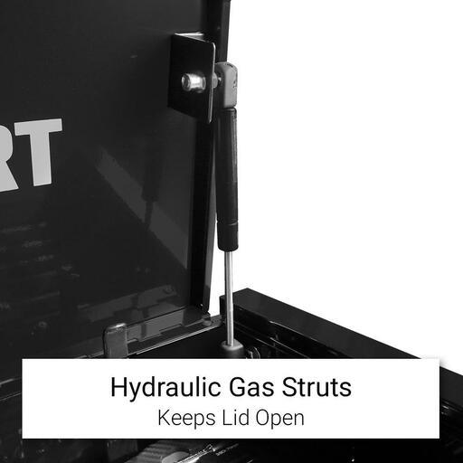 Techsmart TTK206 206pce Metric/SAE 6 Drawer Black Tool Chest