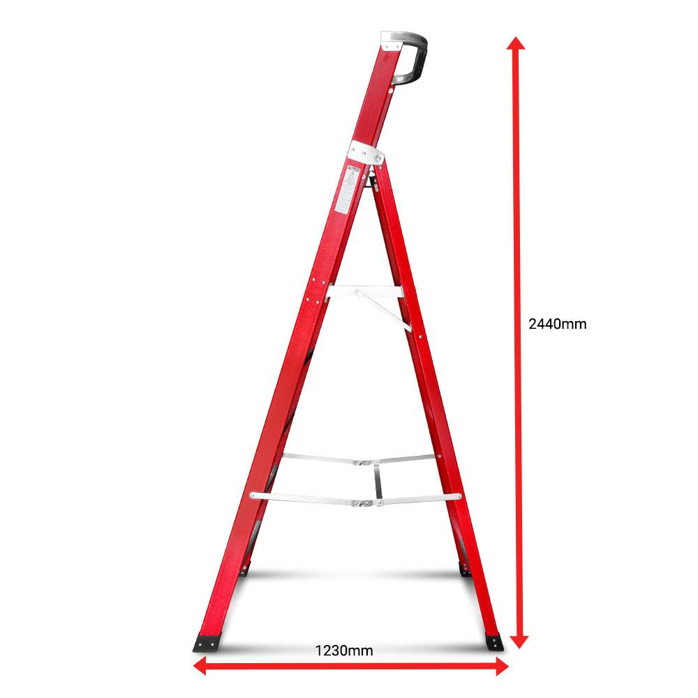 Climbrite CSTEP5ECO 1.5m 5-Step Eco Fibreglass Platform Ladder