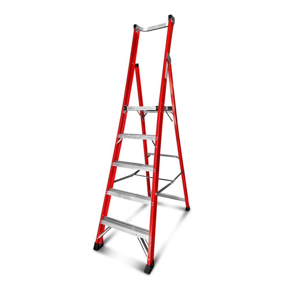Climbrite CSTEP5ECO 1.5m 5-Step Eco Fibreglass Platform Ladder