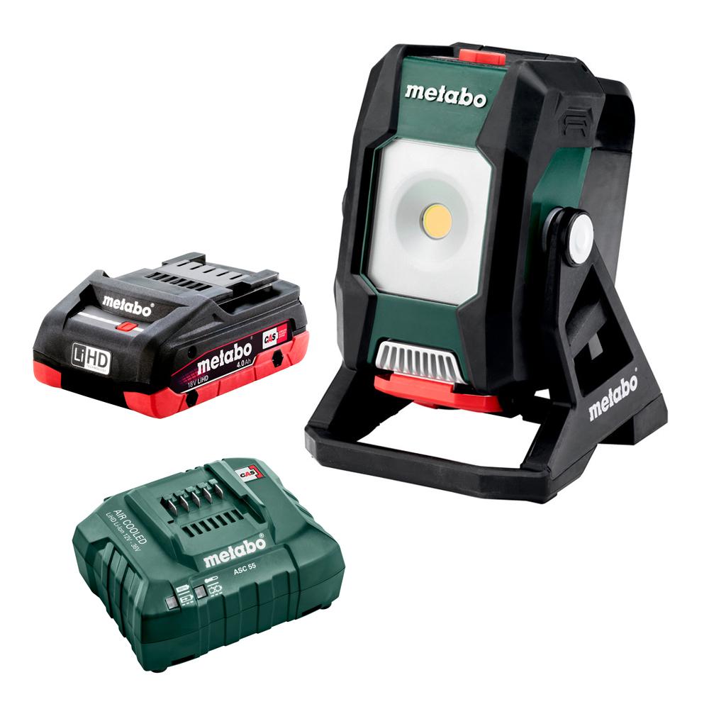 Metabo AU60150400 12V-18V 4.0Ah Li-ion Cordless Compact LED Work Light ...