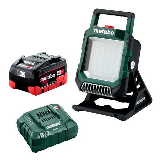 Metabo AU60150500 18V 5.5Ah Li-ion Cordless Compact 4000 Lumen LED Work ...