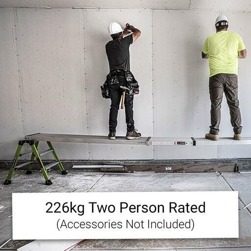 Little Giant Ladder Systems 11915 2.7m - 4.5m 226kg Two Person Rated ...