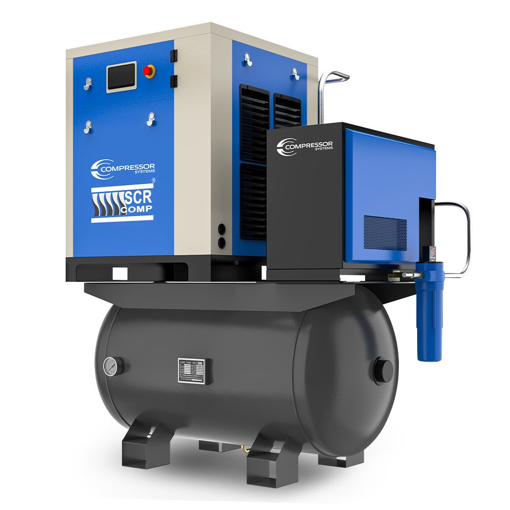 Compressor Systems SCR15 APM TD 11kW (15HP) Variable Speed Drive Rotary ...