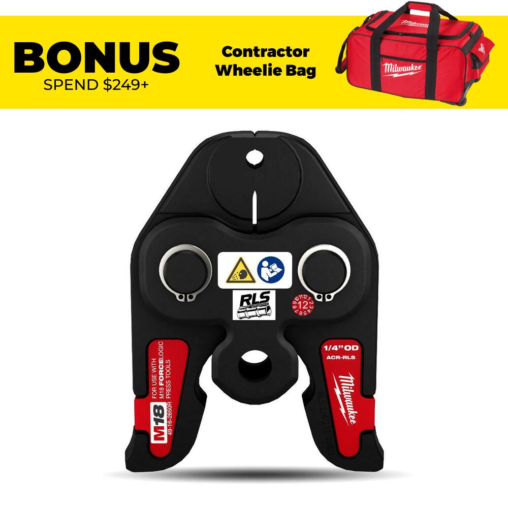 Milwaukee M18HPT-ACRRLS06 M18 1/4" RLS ACR Press Jaw for M18™ FORCE ...