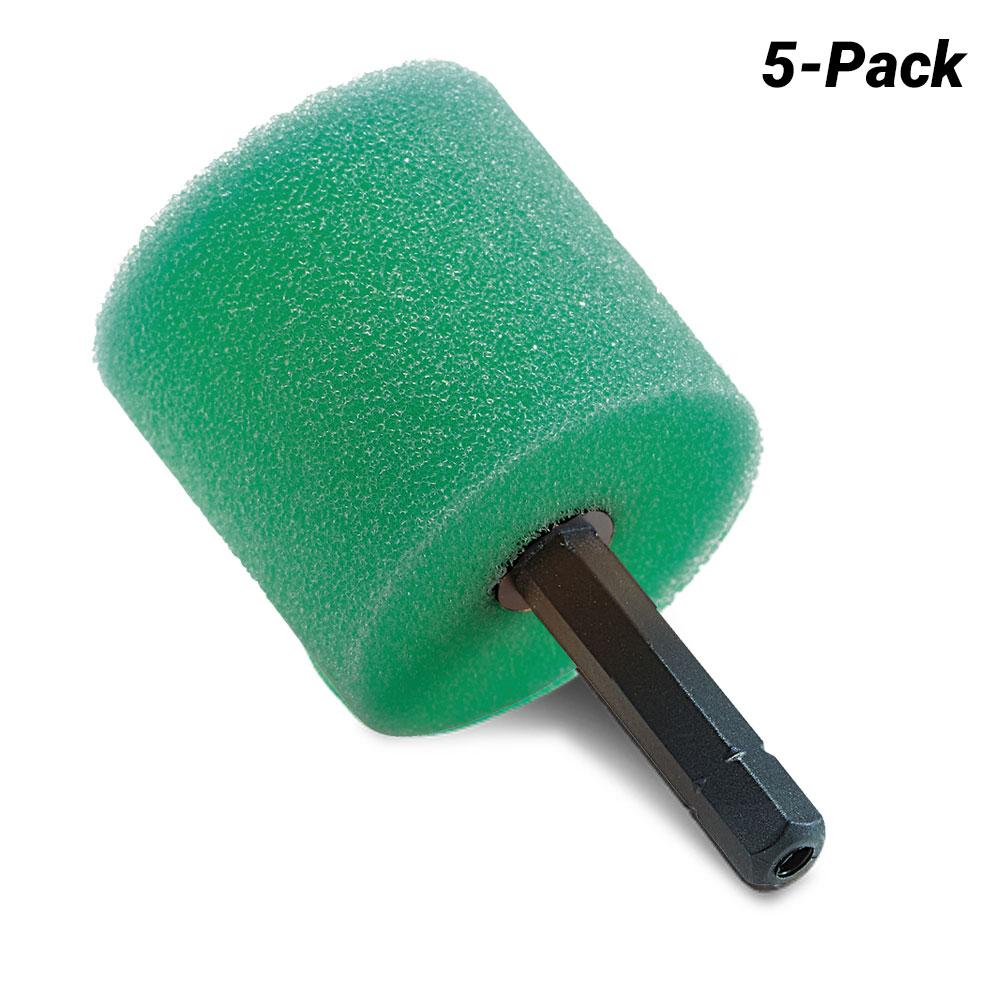 Flex PZ-G35-HEX-VE5 (517755) 5-Pack Polishing Green Hard Sponges