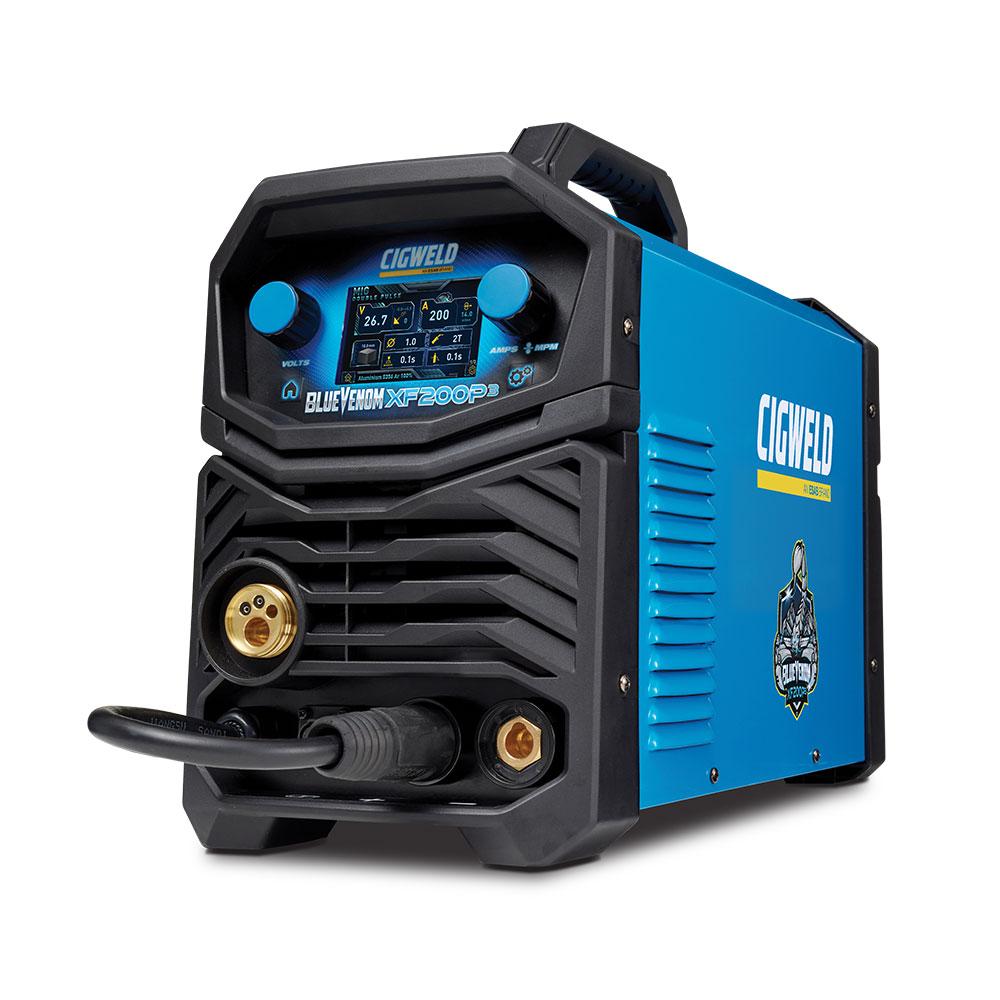 Cigweld BlueVenom XF200P3 (W1400200) Multi Process PULSE MIG /STICK-TIG ...