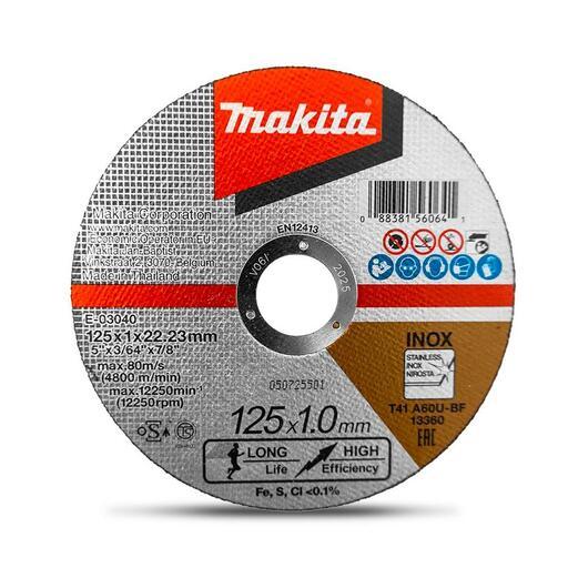 Makita E-03040-12 12-Pack 125mm (5") Inox Ultra Thin Elite Cut Off Disc