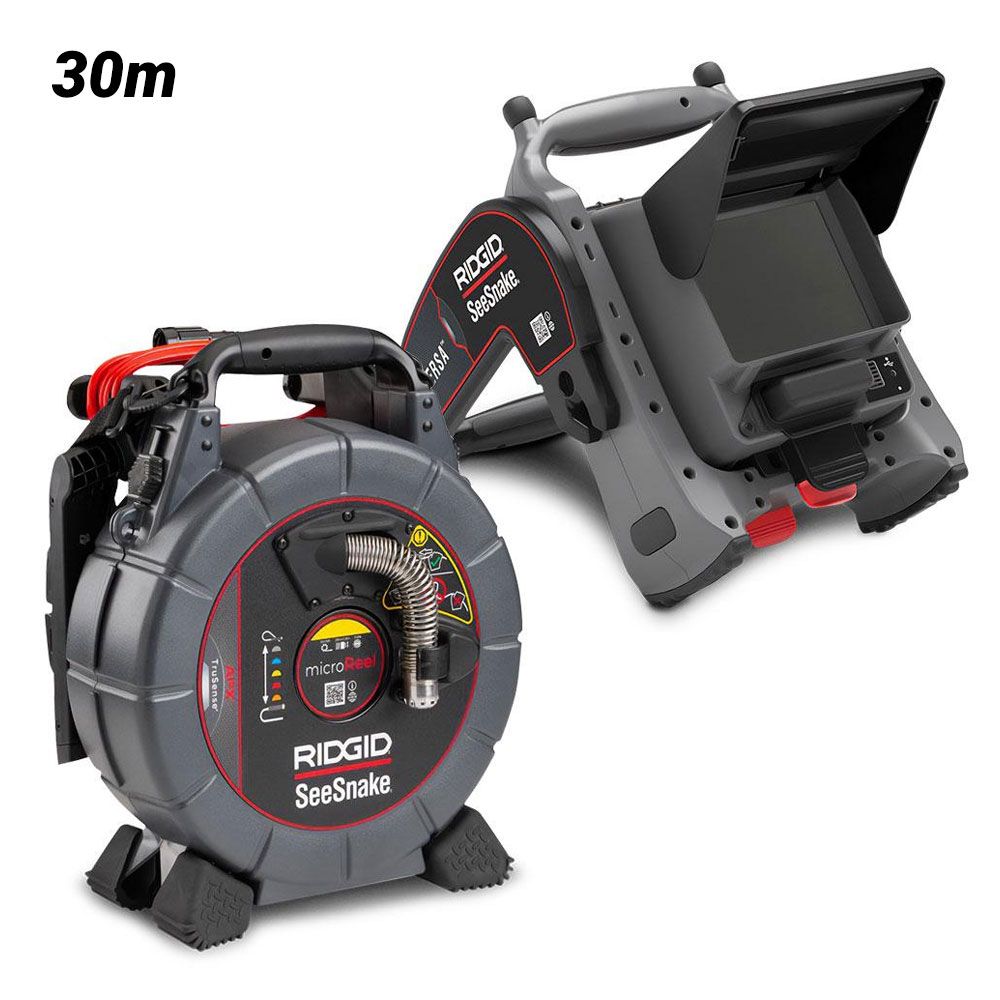 Ridgid 70808 + 64943 30m SeeSnake MicroReel APX with TruSense ...