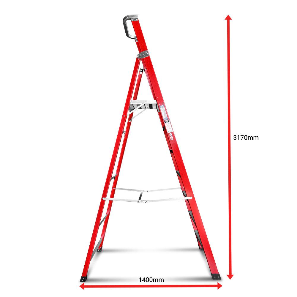Climbrite CSTEP7ECO 2.1m 7-Step Eco Fibreglass Platform Ladder