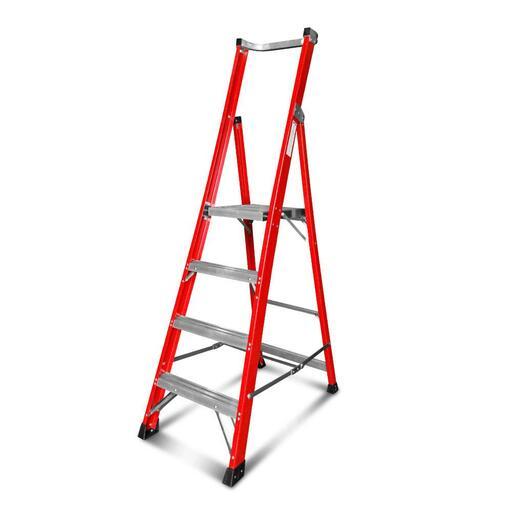 Climbrite CSTEP4ECO 1.2m 4-Step Fibreglass Platform Ladder