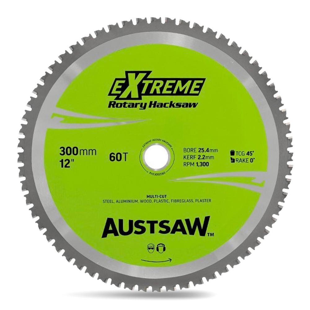 Austsaw RHS3002560 300mm x 25.4mm x 60T Rotary Hacksaw Circular Saw Blade
