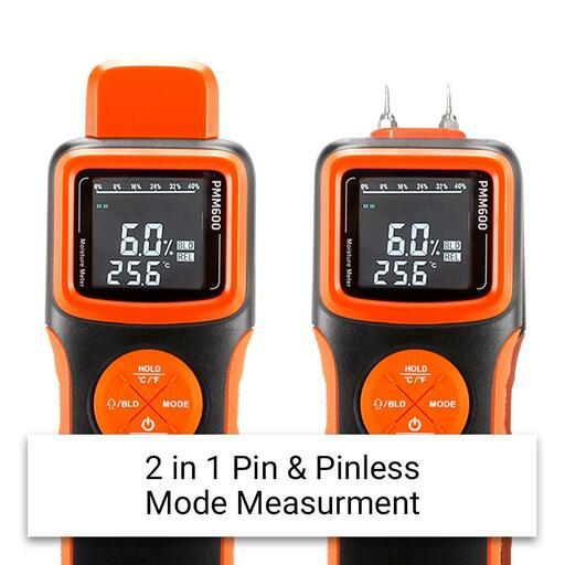 Pinpoint PMM600 2-in-1 Pin/Pinless Moisture Meter