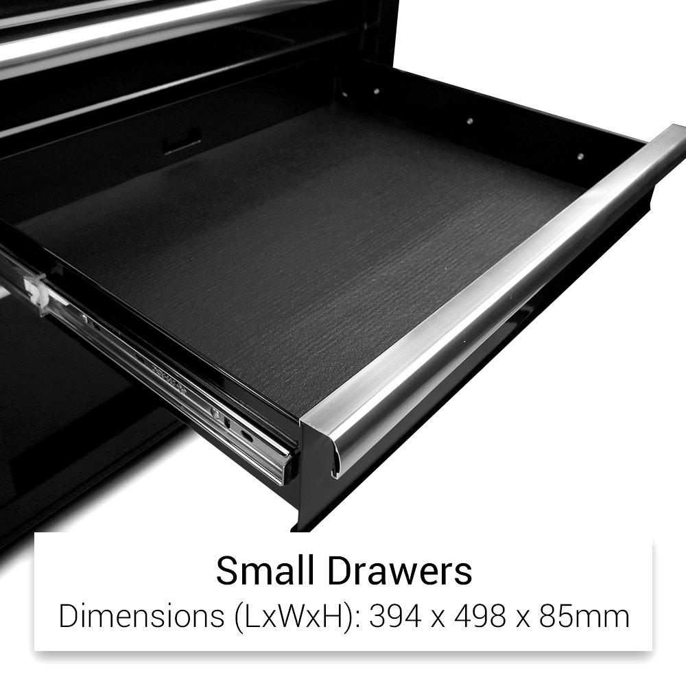 Daytona D46BB 1170mm (46") 9 Drawer Bottom Roller Cabinet With Wood ...