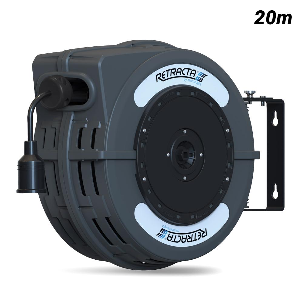 Retracta C1EC10A20D-AU 20m 2000W 10A C1 Series Dark Grey Electrical ...