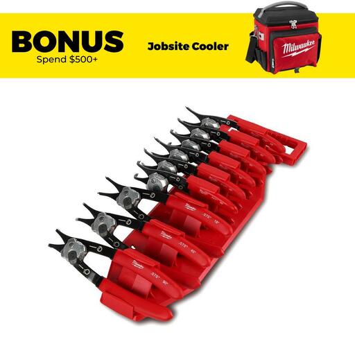 Milwaukee 48226539 9pce Snap Ring Pliers Set