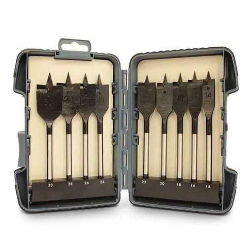 Makita P-80802 9pce 14-30mm (1/4") Hex Shank Flat Wood Spade Bit Set