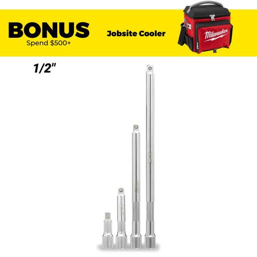 Milwaukee 49667052 Shockwave 1/2" Drive 12pce Metric Standard 6 Point ...