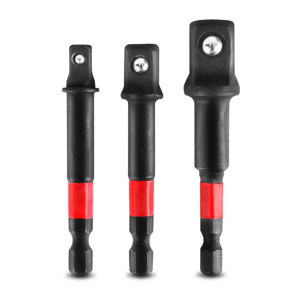 Xtorque X3BAS 1/4'' Hex Shank to 1/4'', 3/8'', 1/2'' Square Socket ...