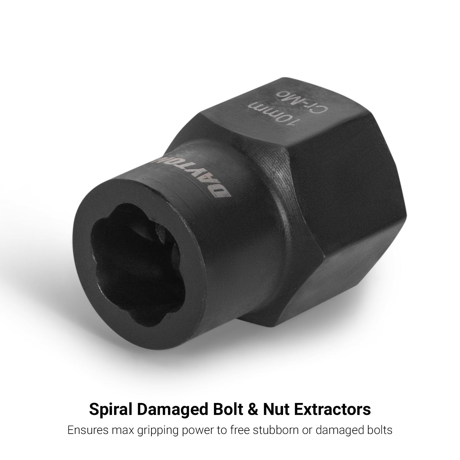 Daytona XES9 9pce 3/8" Drive Spiral Damaged Bolt & Nut Extractor Set