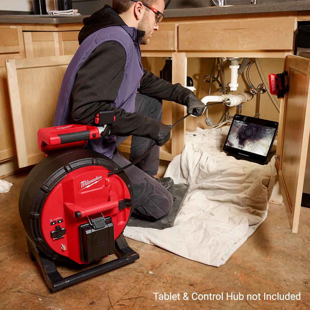 Milwaukee M18SIM0+M18SISH0+M18SIC3080 18V Li-ion Cordless 30m Pipeline ...