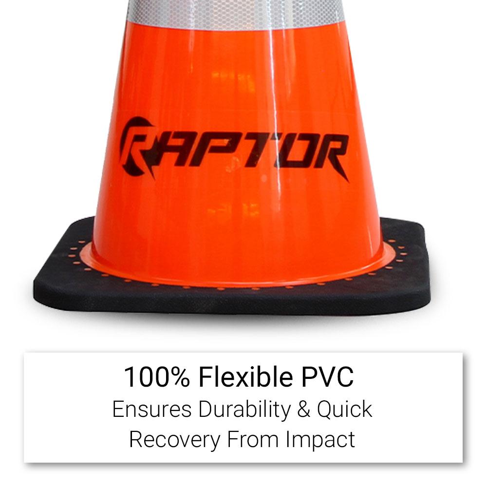 Raptor RC700 700mm Hi-Vis Traffic Cone - Orange