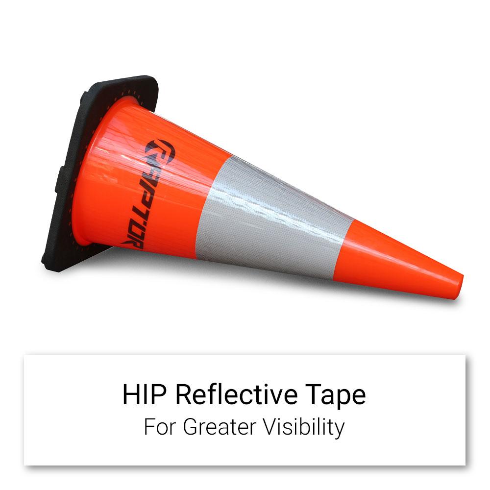 Raptor RC700 700mm Hi-Vis Traffic Cone - Orange