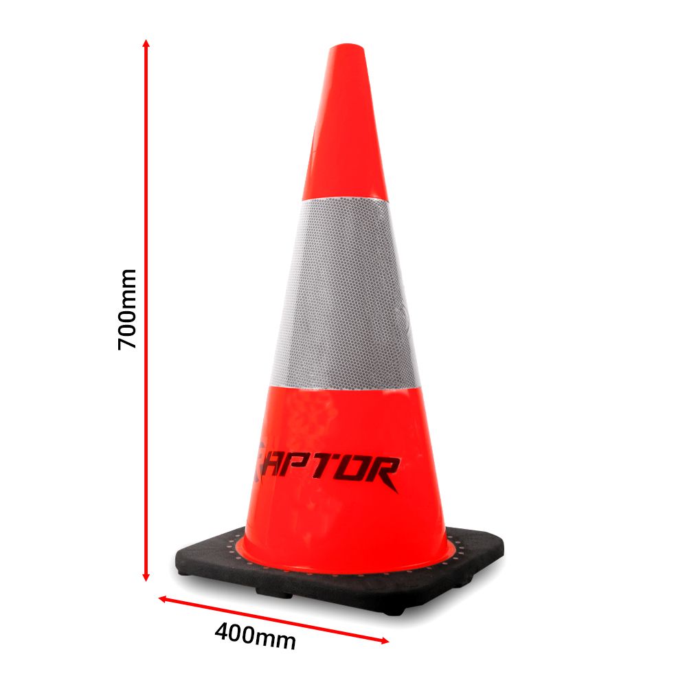 Raptor RC700 700mm Hi-Vis Traffic Cone - Orange