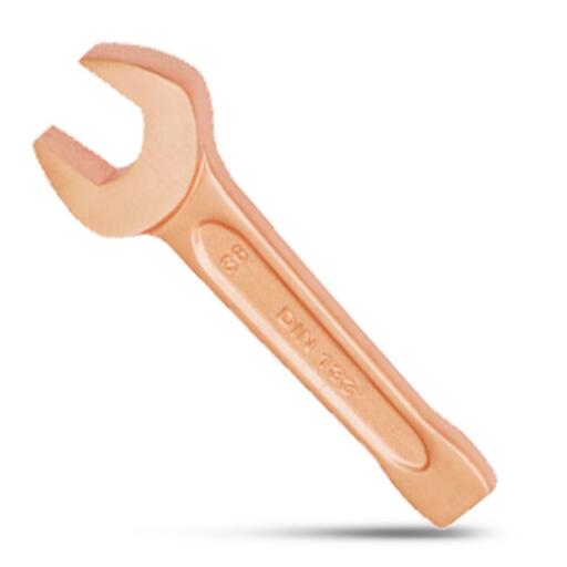 T&E Tools CB141-30 30mm (1.2") Copper Beryllium Open End Striking Wrench