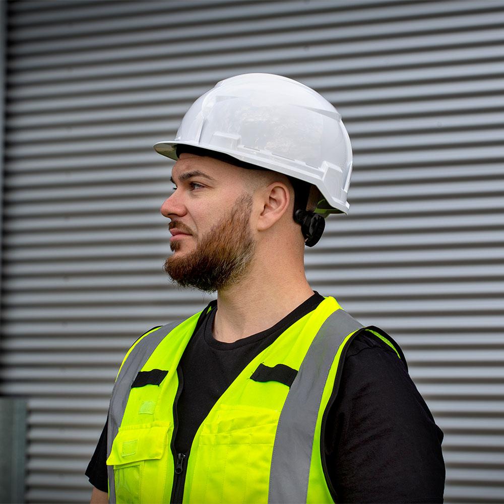 Milwaukee 4932479246 BOLT 100 Unvented Hard Hat - White