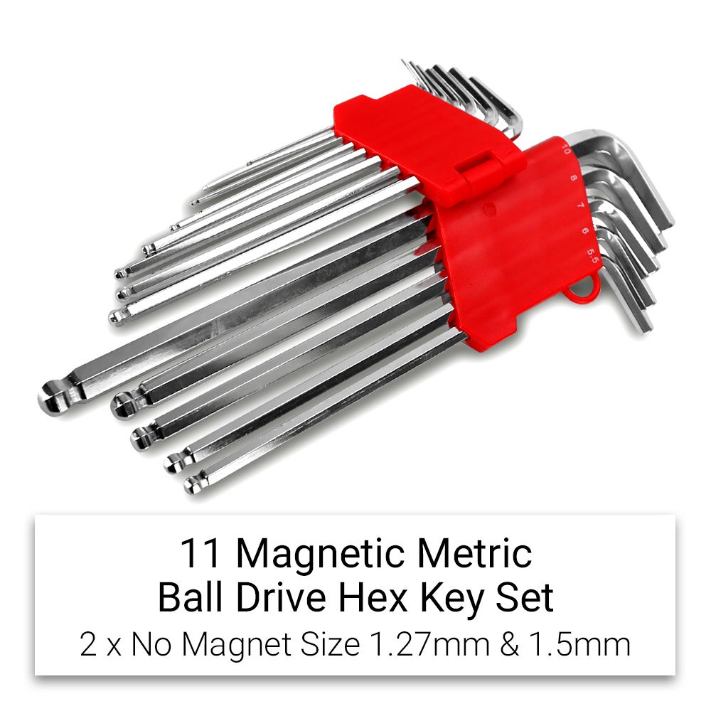 Daytona D13MMBD 13pce Metric Magnetic Ball Drive Hex Key Set