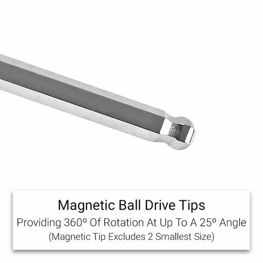 Daytona D13MMBD 13pce Metric Magnetic Ball Drive Hex Key Set